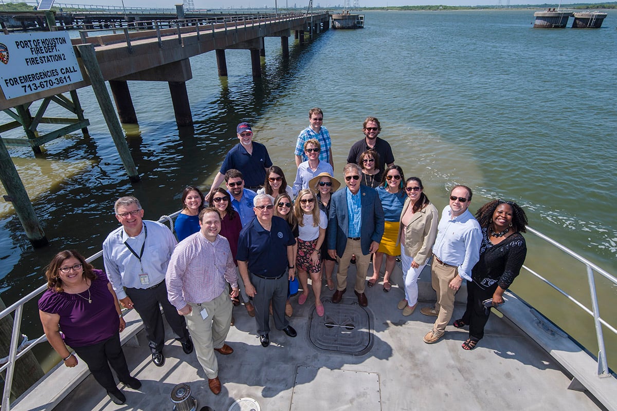 Congressman Brian Babin Tours Port